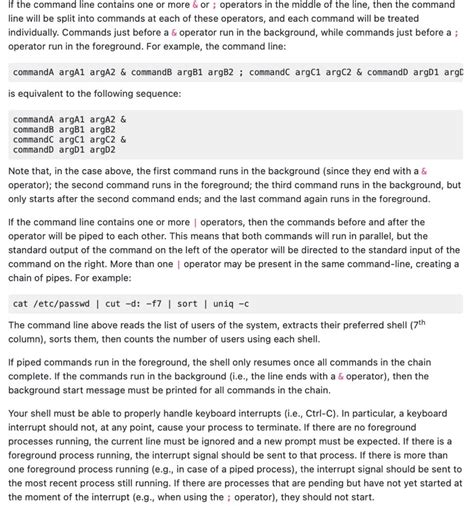 In This Program You Will Create A Very Simple Shell