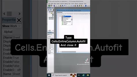 Excel Tip To Auto Fit Columns Youtube