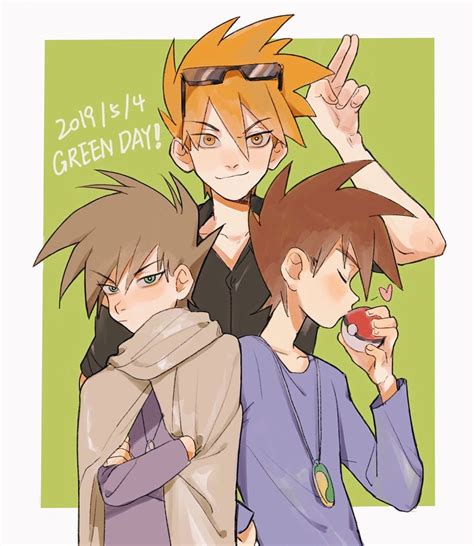 Blue Oak And Gary Oak Pokemon And 5 More Drawn By Ay1054105084