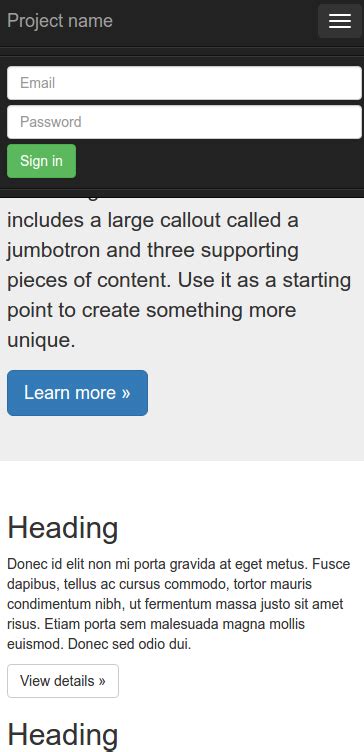 Javascript Bootstrap Navbar Doesn T Toggle Stack Overflow