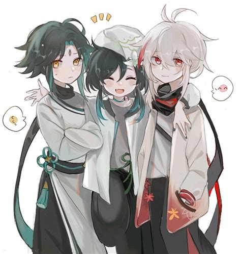 原神 魈 温迪 万叶