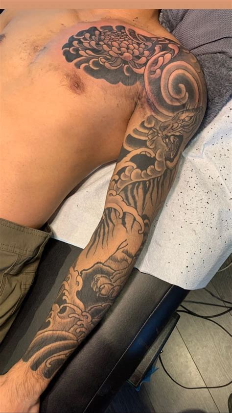 Japanese Shaded Tattoos