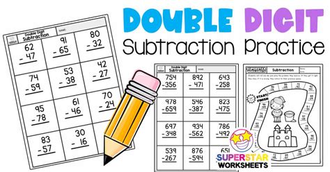 Double Digit Subtraction Without Regrouping Worksheets 1293143
