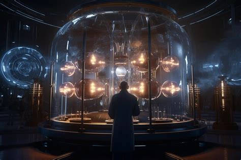 Premium Photo Scientists In A Hightech Lab Calibrating The Contr 00596 02