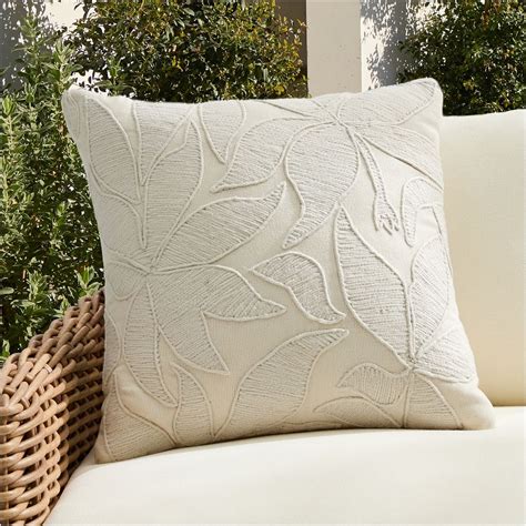 Outdoor Embroidered Canopy Pillow West Elm