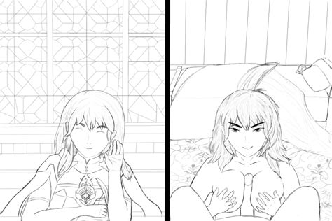 Byleth Goodside Vs Bedside Fire Emblem Three Houses By SensualSweetsNSFW Hentai Foundry