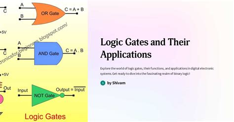 Logic Gates And Their Applications