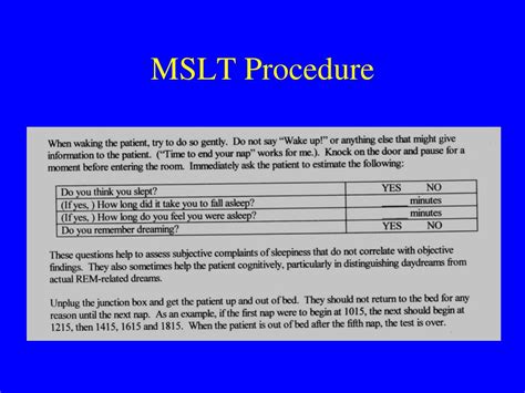 PPT MSLT MWT PowerPoint Presentation Free Download ID 456417