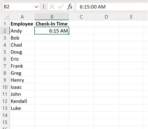 如何在 Excel 中输入时间(附示例) Statorials 如何在 Excel 中输入时间(附示例) Statorials