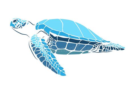 Graphic Sea Turtle Illustration Of Sea Turtle Of Turtle Design Stock Illustration
