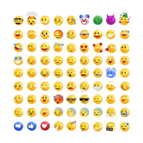 무료로 다운로드 가능한 아이폰 이모티콘 벡터 And 일러스트 Freepik