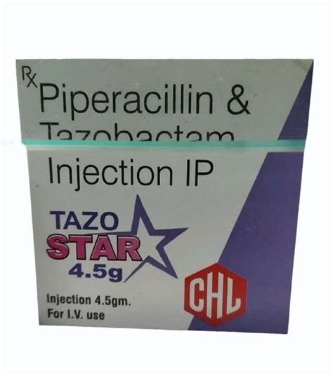 Tazo Star 4 5g Piperacillin Tazobactam Injection Ip At Best Price In Jalandhar