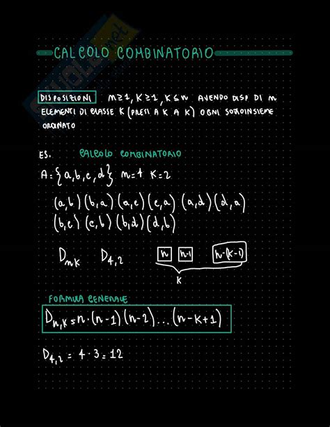 Calcolo Combinatorio