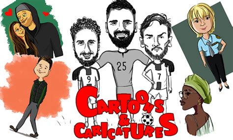 Draw A Funny Cartoon Caricature Portrait From Your Photo By Natodavi