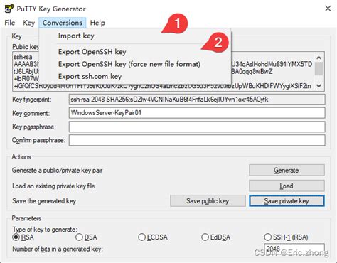 aws keypair密钥格式转换ppk＜＞pem ppk pem csdn博客