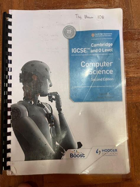 Cambridge IGCSE And O Level Computer Science Nd Edition Hobbies Toys Books Magazines