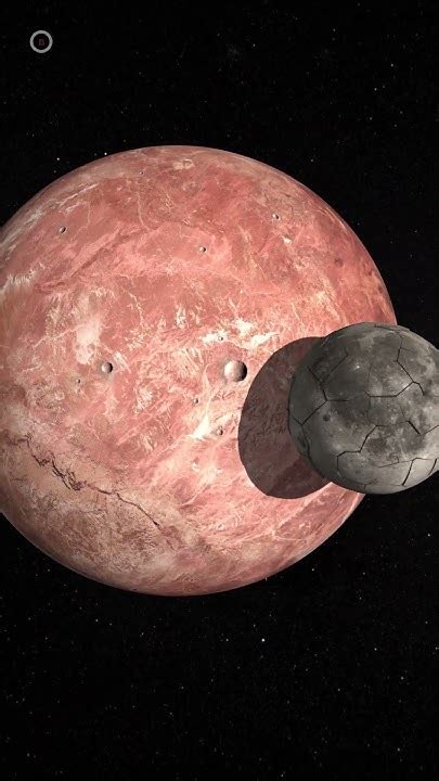 Planetary Collision Simulation Video Vfx Moon Mars Shorts Eyebg Planetarycollision Youtube