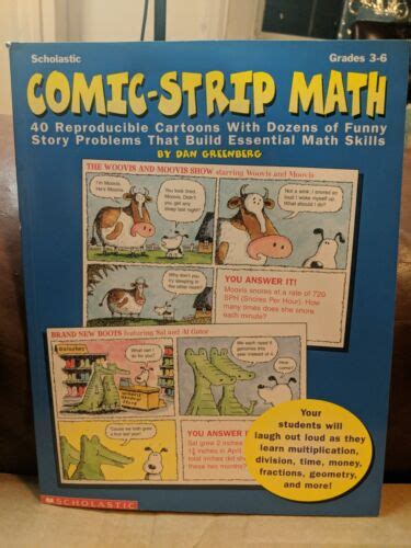 Comic Strip Math 40 Reproducible Cartoons With Dozens Of Funny Story