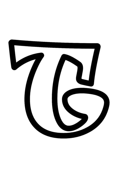 Free Printable Bubble Letter T Bubble Alphabet Letters