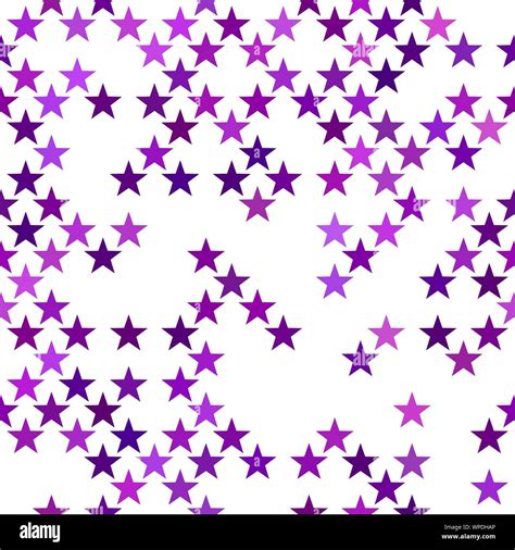 Purple Abstract Seamless Pentagram Star Pattern Background Vector