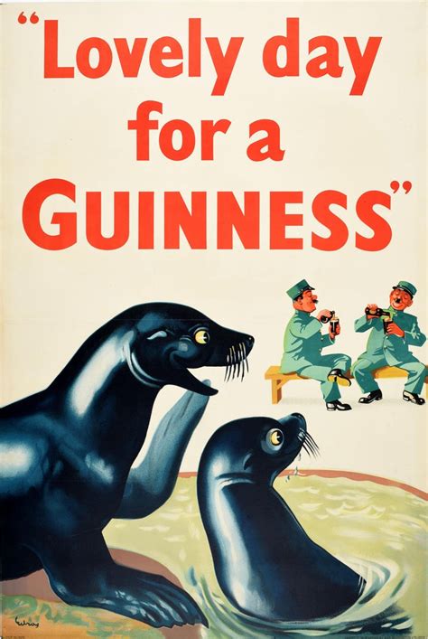 John Gilroy Original Vintage Advertising Poster Lovely Day For A