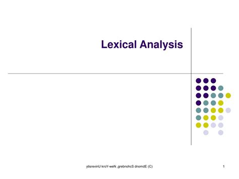 PPT Lexical Analysis PowerPoint Presentation Free Download ID 3696917