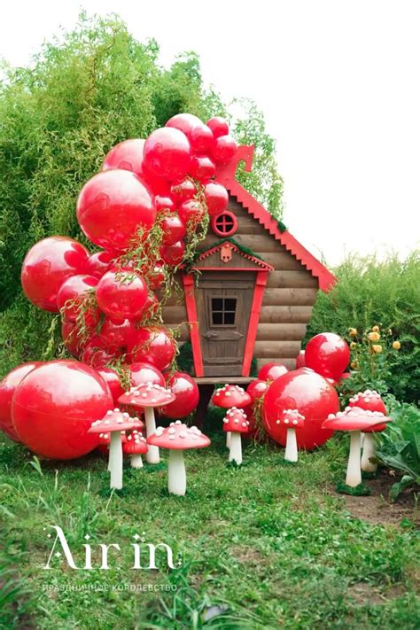 Избушка на курьих ножках Баба яга гирлянда декор