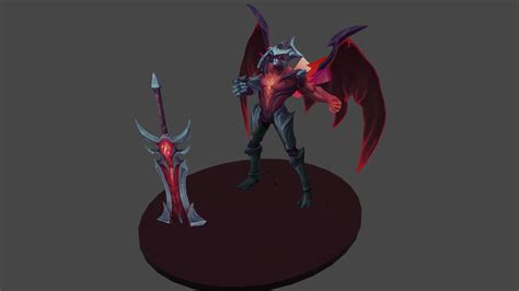 Stl File Aatrox League Of Legends・3d Printing Model To Download・cults