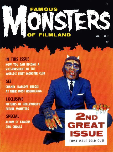 The Horror The Horror Classic Covers To Famous Monsters Of Filmland