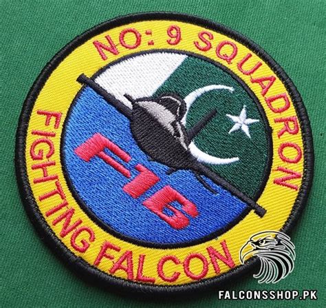 9 Squadron F 16 Patch Falcons Shop Online Aviation Shop Cash On Delivery