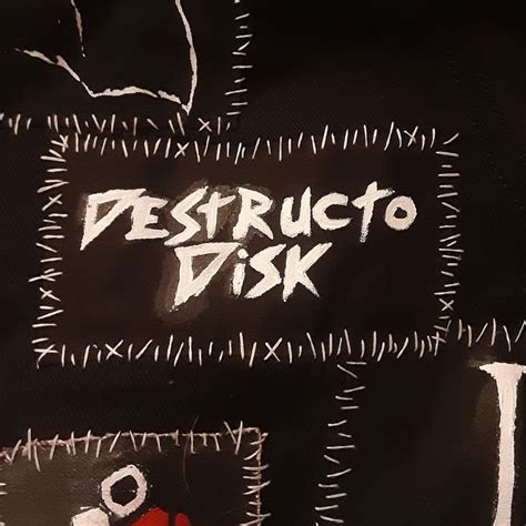 Destructo Disk Band Logo Sew On Patch In 2025 Band Logos Logo Sewing