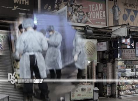 Police In Full Protective Gear Spotted Taking Down Particulars Of Mostly Men At King Hing