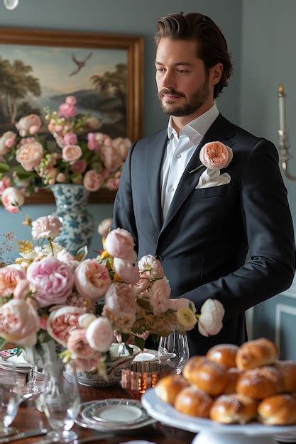 Premium Photo Classy Easter Brunch Preppy Elegance At The Country Club