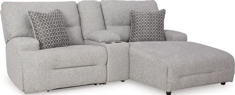 Signature Design By Ashley® Acklen Place 3 Piece Pewter Power Reclining