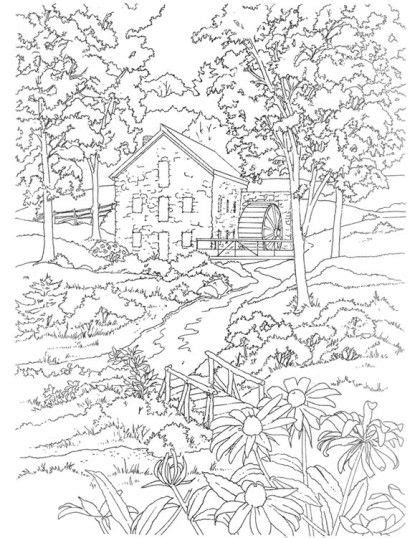 빈티지 풍경 도안 네이버 블로그 Coloring Pages Nature Detailed Coloring Pages Coloring Pages