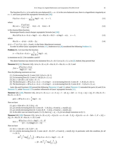 Solution Asymptotical Formulas For Gaussian And Generalized