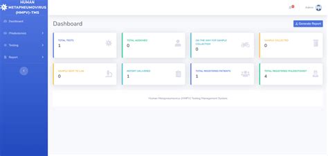 Human Metapneumovirus Hmpv Testing Management System Using Php And