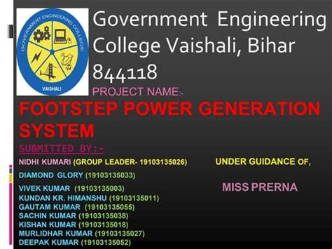 footstep power generation using piezoelectirc sensor and arduino pptx