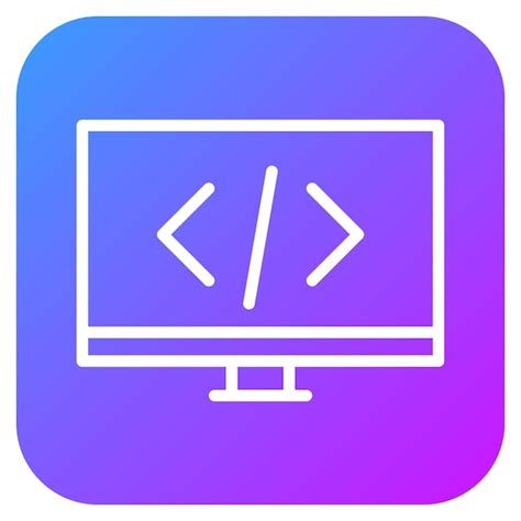 Premium Vector Laptop Coding Vector Illustration