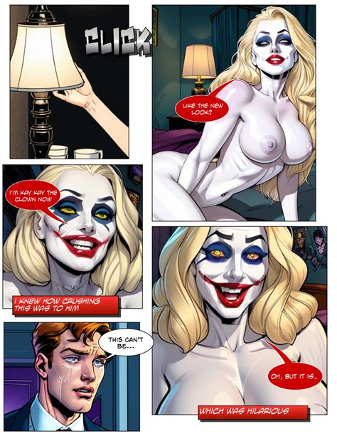 Rule 34 Ai Generated Brainwashing Clownification Corruption Dc Comics Hypnosis Jokerization