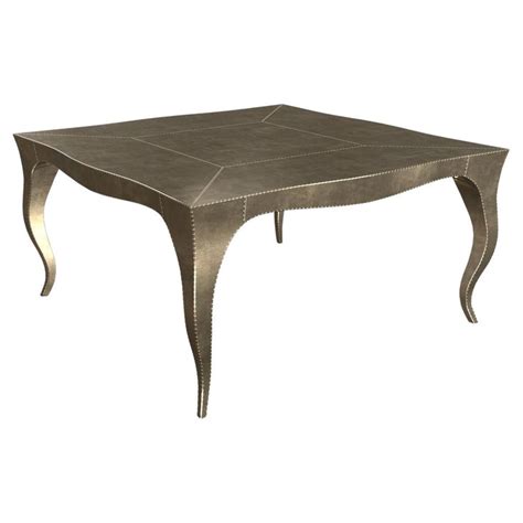 Louise Art Deco Game Tables Smooth Brass By Paul Mathieu For Stephanie