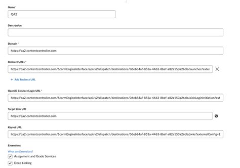 Setting Up Lti 13 In D2l From Content Controller Rustici Software Knowledge Base