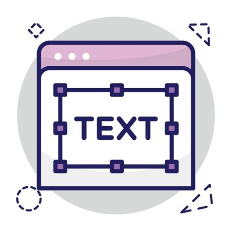 Text Outline Icon Vector Art Icons And Graphics For Free Download