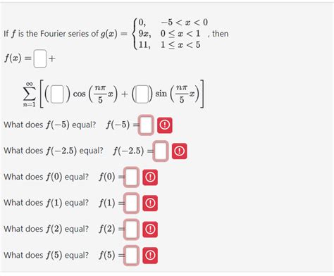 Solved If F Is ﻿the Fourier Series