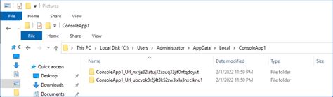 C Auto Generated Appdatalocal Folder Being Incorrectly Created