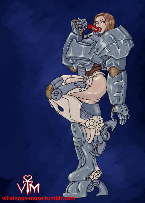 FO4 Power Armor Pin Up By Villainous Muse Hentai Foundry