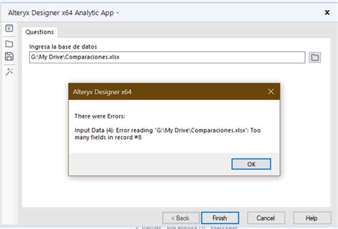 Solved File Browse Error Type Of Format Alteryx Community
