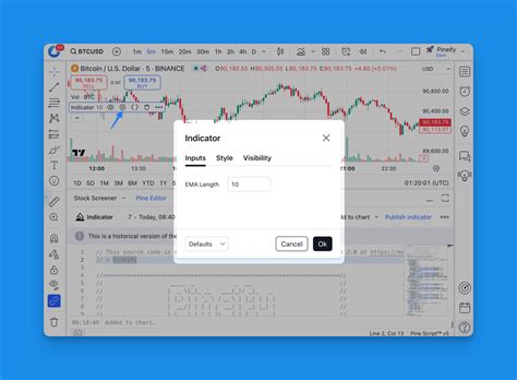 Customize Your Trading With Pine Script Inputs