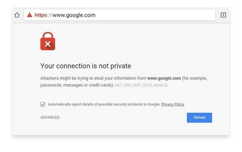 is mac saying your connection is not private here s why