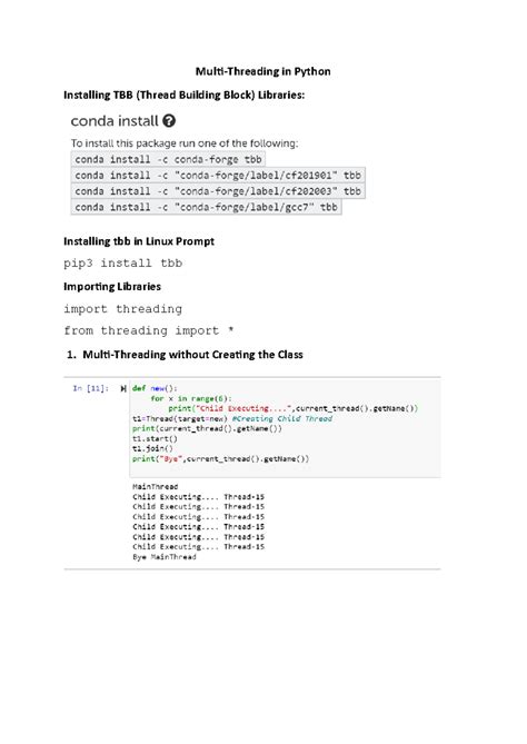 Multi Threading In Python Compiler Design Multi Threading In Python